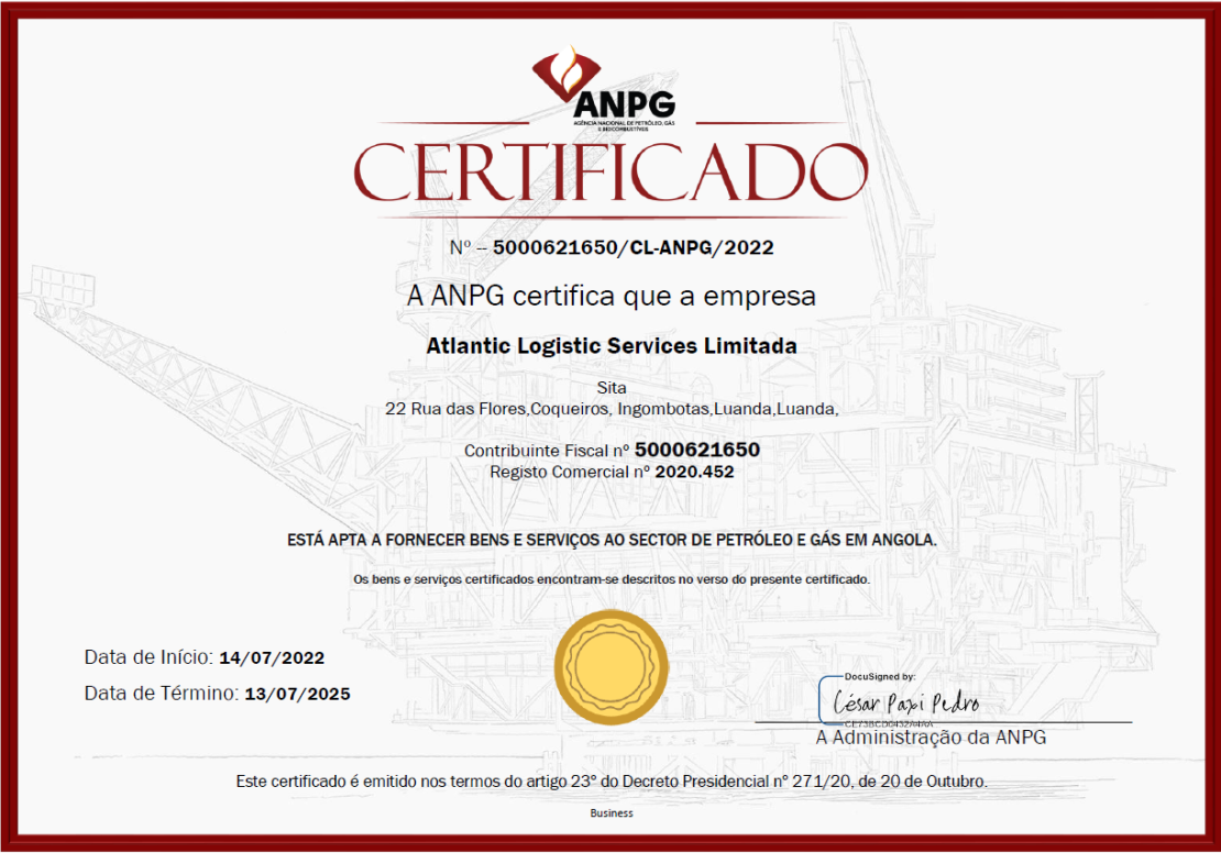 Certifications | Atlantic LS